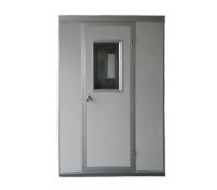 China Efficiency Clean Room Booth Air Shower With Powerful Sole Cleaner Air Speed Roller Shutter Door And Stainless Steel Construction for sale