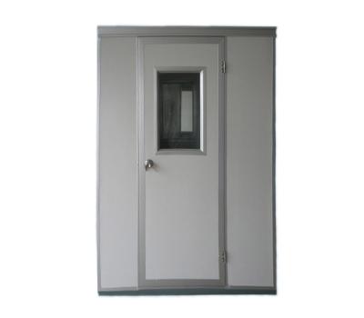 China Efficiency Clean Room Booth Air Shower With Powerful Sole Cleaner Air Speed Roller Shutter Door And Stainless Steel Construction for sale