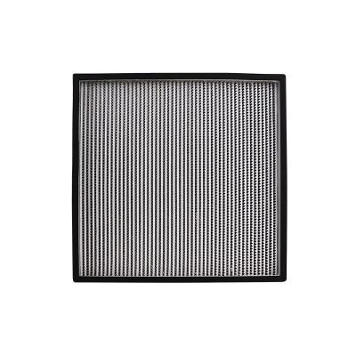 China Custom Aluminum Frame HEPA Air Filter , Partition Ultrafine Glass Fiber HEPA Filter for sale