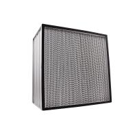 China Custom Aluminum Frame HEPA Air Filter , Partition Ultrafine Glass Fiber HEPA Filter for sale