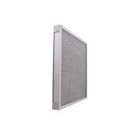 China Metal Mesh Air Pre Filter Rectangular For Cleanroom Filtration HVAC System for sale
