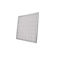 China 6-15Pa Panel Air Filter , Galvanized Iron Fiber Cotton Polyester Air Filter for sale