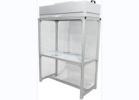 China Stainless Steel/Aluminum Work Surface Laminar Flow Hood Lab 1000-1200m3/h Fluorescent Lighting for sale