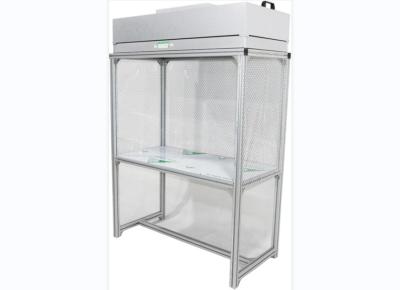 China Stainless Steel/Aluminum Work Surface Laminar Flow Hood Lab 1000-1200m3/h Fluorescent Lighting for sale