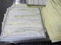 China Fiberglass 6 Hvac Air Filter Air Filter Bags Custom Frame For Clean Air Purifier for sale