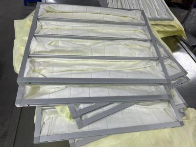 China Custom Size Pocket Bag Filter for Central AC with High Dust Capacity for sale