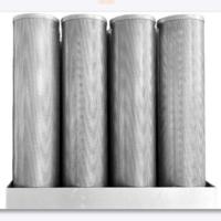 China Round Cylinder Chemical Hepa Air Filter For HVAC System 0.1 0.3 Micron for sale