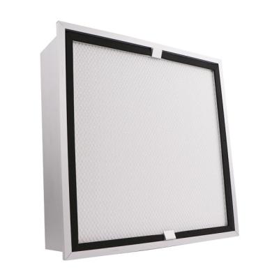 China Semiconductor Laboratory Medical Food Liquid Tank HEPA Air Filter Aluminum Frame With Anti Static Spray Paint Guard for sale