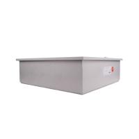 China Semiconductor Laboratory Medical Food Liquid Tank HEPA Air Filter Aluminum Frame With Anti Static Spray Paint Guard for sale