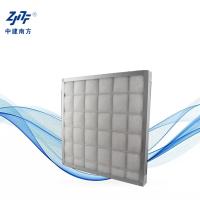 China Industrial Pre Panel Air Filter Large Air Flow Volume Dust Capacity 6-15Pa With Aluminum Alloy Frame for sale