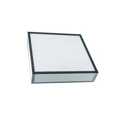 China Cleanroom PP Housing Industrial Hepa H14 Air Filter HVAC System With Synthetic Fiber Medium And Polyester Media for sale