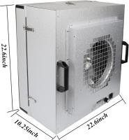 China DC AC SUS304 Aluminum Alloy Frame FFU System with Turbo Fan Motor H13/H14 HEPA Filter Included for sale