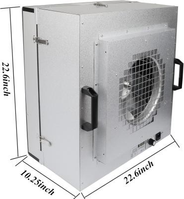 China DC AC SUS304 Aluminum Alloy Frame FFU System with Turbo Fan Motor H13/H14 HEPA Filter Included for sale