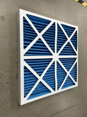 China Industry G3 G4 Galvanized Steel Panel Pre Filter For Air Purifier With Rectangular Shape Chemical And Moisture Resistance for sale