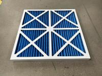 China Rectangular Non Woven Fabric Air Pre Filter with Galvanized Steel Frame for Manufacturing Plant for sale