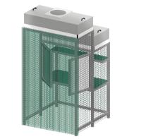 China Factory Supplied Stainless Steel Clean Room Booth For Non-Porous Surfaces And Personnel Protection In Biotechnology Manufacturing Plant for sale
