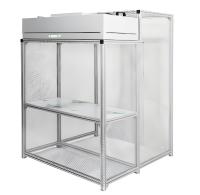 China Easy Assembled Operational Flexibility And Space-Efficiency Mini Clean Bench Clean Environment Booth With Adjustable Airflow Controls for sale