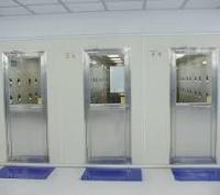 China Electromagnetic Lock Cleanroom Air Shower High Cleanliness Stainless Steel Nozzle 99.99% Cleanliness for sale