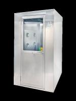 China Electromagnetic Lock Cleanroom Air Shower High Cleanliness Stainless Steel Nozzle 99.99% Cleanliness for sale