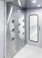 China Three Sides Blowing Cleanroom Air Shower with 12pcs SUS Nozzles and 16 Nozzles for sale