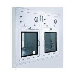 China Customizable Dual-Door Cleanroom Pass Box with UV Light for sale