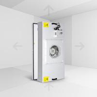 China ZJNF HEPA Fan Filter Unit with 99.99% Efficiency SUS304 Stainless Steel and Three-Speed Control for Cleanrooms for sale