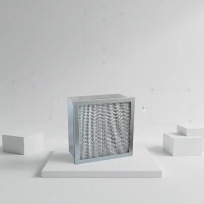 China H14 Class HEPA Fan Filter Unit with 99.99% Efficiency and Stainless Steel Frame for Cleanrooms for sale