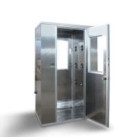 China Stainless Steel Clean Room Air Shower with HEPA Filter Efficiency ≥99.99% and High-Speed Nozzle 22-25 M/s for sale