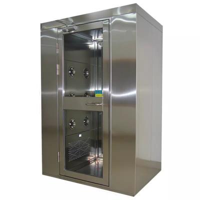 China Custom SUS304 Stainless Steel Air Shower with 99.99% Efficiency and 22-25 M/s Air Speed for Clean Rooms for sale