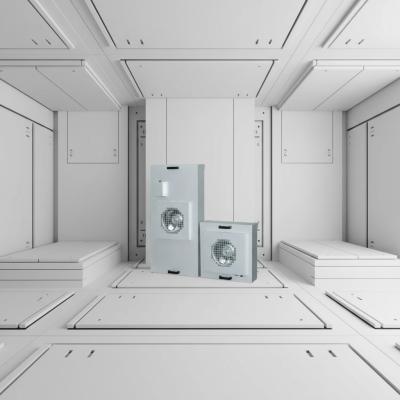 China Industrial H14 Class HEPA Fan Filter Unit with SUS304 Stainless Steel Frame and Three-Speed Control for Cleanrooms for sale