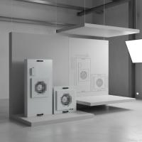 China Professional Cleanroom FFU Fan Filter Unit with H14 HEPA Filter SUS304 Stainless Steel Frame and Three-Speed Control for sale