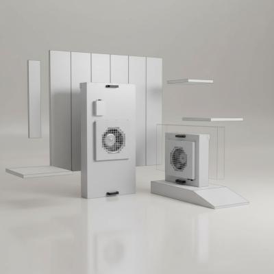 China H14 HEPA Fan Filter Unit with SUS304 Stainless Steel Frame and Three-Speed Control for Cleanrooms for sale