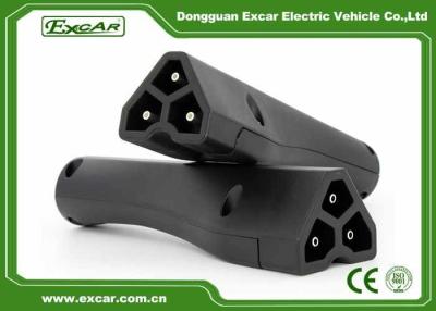 China Triangle Handle Connector 48V Golf Cart Charger Plug for EZGO RXV 3Pin for sale