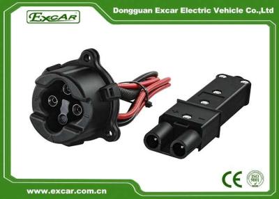 China 2 Pin Golf Cart Charger Plug and Receptacle for YMH 48V Electric Golf Car Accessory for sale