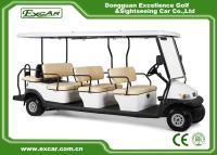 China 11 Seater Electric Sightseeing Car 48V 5KW AC Motor Lithium Lead Acid Battery for sale