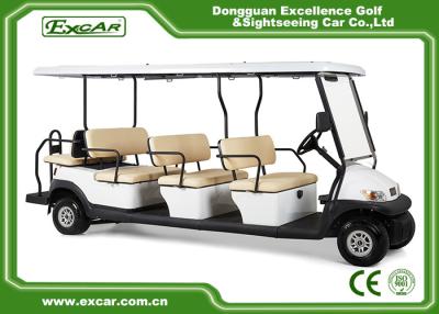 China 11 Seater Electric Sightseeing Car 48V 5KW AC Motor Lithium Lead Acid Battery for sale