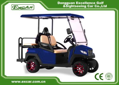 China CE Approved 4 Seater Golf Car with 48V 5kW AC Motor Aluminum Chassis for Tourist for sale