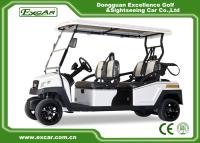China 48V 4 Seater Electric Golf Car with Curtis Controller 3000mm Length for sale
