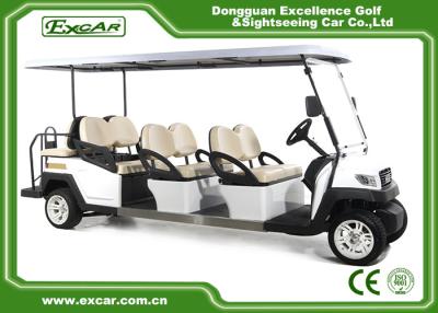China Electric 8 Seater Golf Cart for Sightseeing 114mm Ground Clearance 48V 5KW for sale