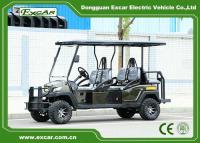 China 6 Seater Electric Golf Buggy with Sun Shade 48V 105Ah AC DC System for sale