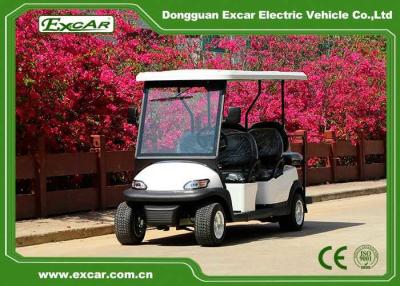 China 48V 4 Seat Electric Golf Buggy with Flip Seats and Sun Shade 560kg for sale