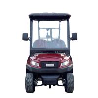 China Popular Model Red Electric Golf Car 2 Seaters 48V 3.7KW AC Motor CE Certified for sale