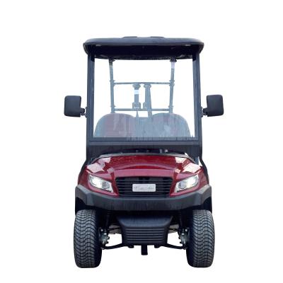 China Popular Model Red Electric Golf Car 2 Seaters 48V 3.7KW AC Motor CE Certified for sale