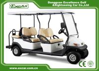 China Excar Lithium 48V 3.7KW Street Legal Electric Golf Cart with Curtis Controller for sale