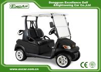 China EXCAR Black Seat 2-Person Golf Cart with 48V 3700W Motor and 600kg Capacity for sale