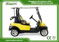 China Excar 2 Seats Electric Golf Car 48V 3700W with Disc Brake Trojan T-875 Battery for sale
