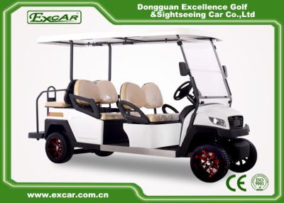 China EXCAR 48V 6-Seater Electric Golf Cart with 45 km/h Speed and 100 km Range Options for sale