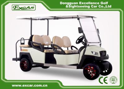 China 48V 350A Controller Electric 6 Person Golf Cart with Trojan Battery for sale