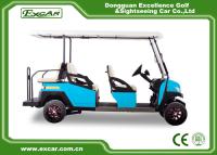 China 6 Seater Electric Golf Cart 48V Trojan Batteries Italian Gearbox for sale