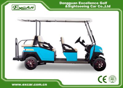 China 6 Seater Electric Golf Cart 48V Trojan Batteries Italian Gearbox for sale